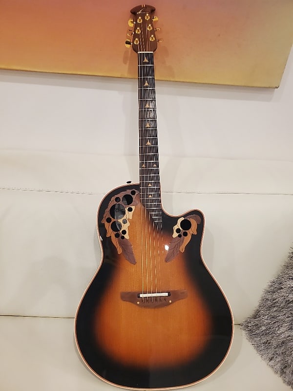 Ovation Ovation 1768 Elite electric acoustic guitar | Reverb