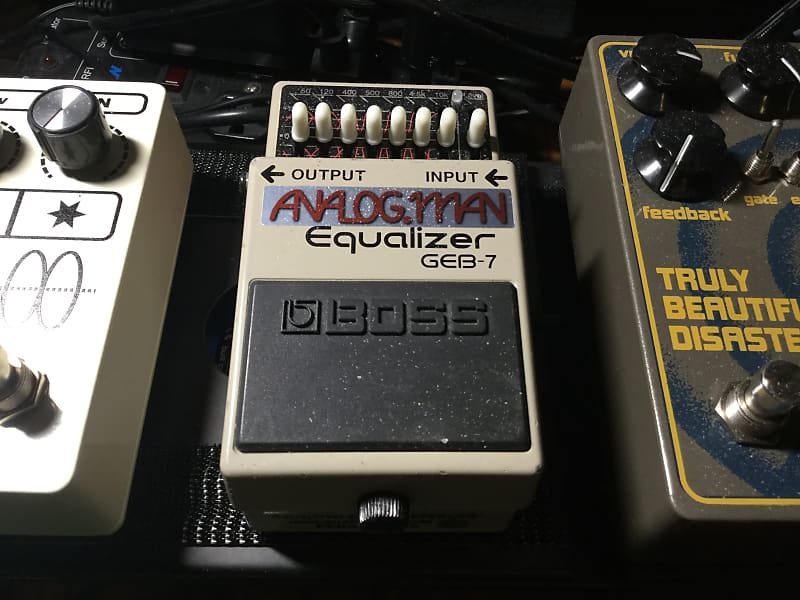 Boss GEB-7 Bass EQ with Analogman Pro Mod & Upgraded Bright | Reverb