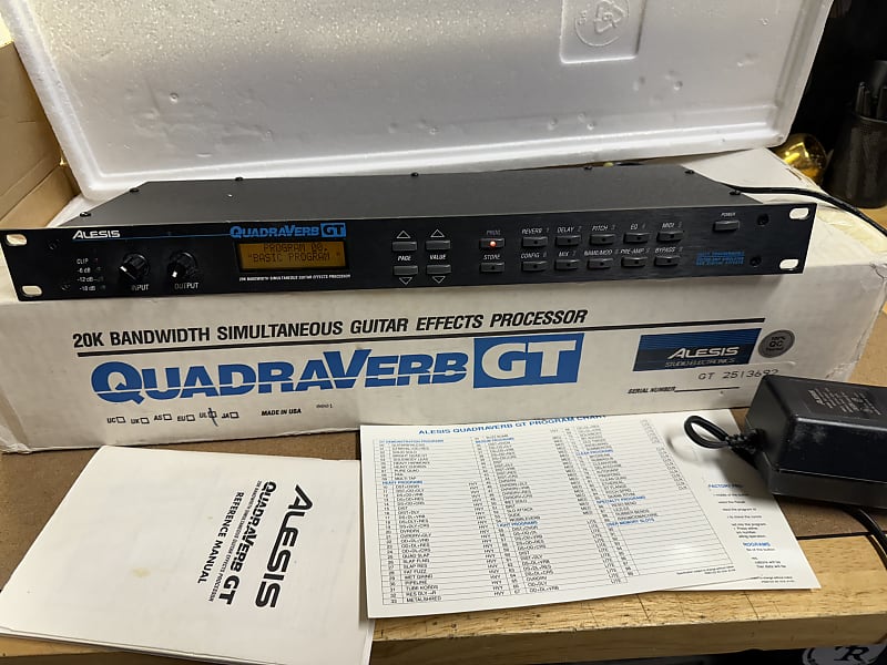 Alesis Quadraverb GT Gutar Effects Processor 1991 | Reverb