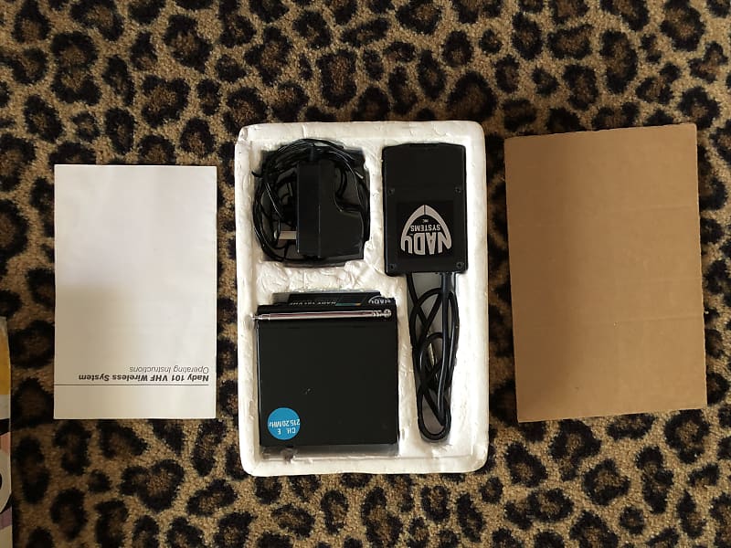 SOLD!! Nady 101 VHF Wireless Guitar System 1990's - Black | Reverb