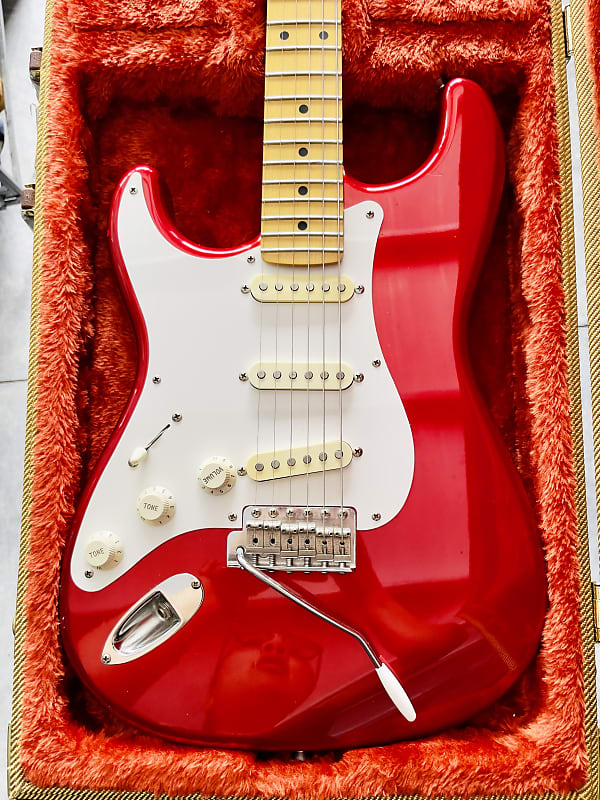 Fender Stratocaster mid-90s - Cherry Red Metallic Poly | Reverb