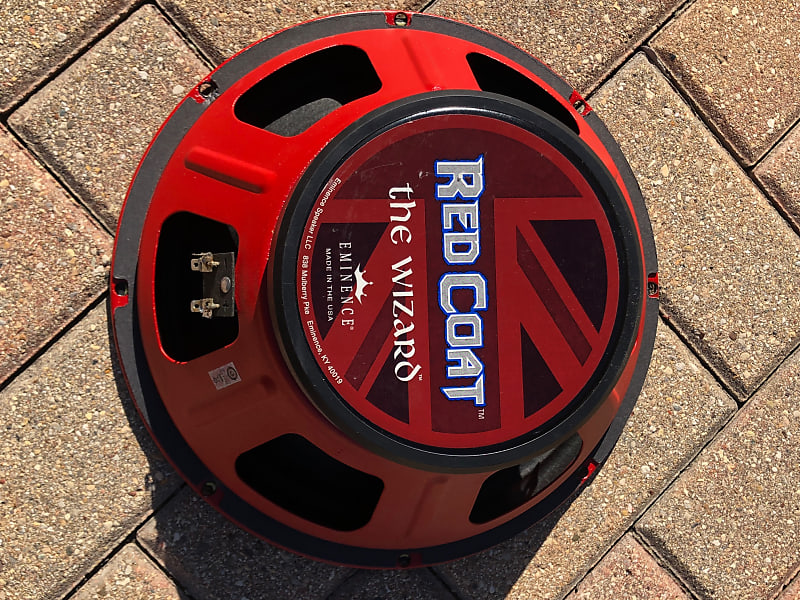 Eminence Wizard 75 watt 8 ohm speaker 2013 - Red Coat | Reverb