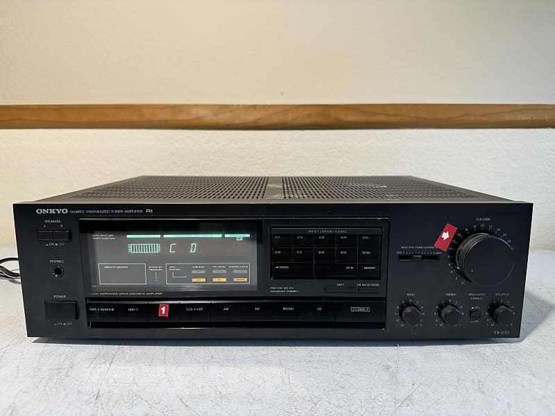Onkyo TX-830 Amplifier HiFi Stereo Vintage Amp Audiophile | Reverb