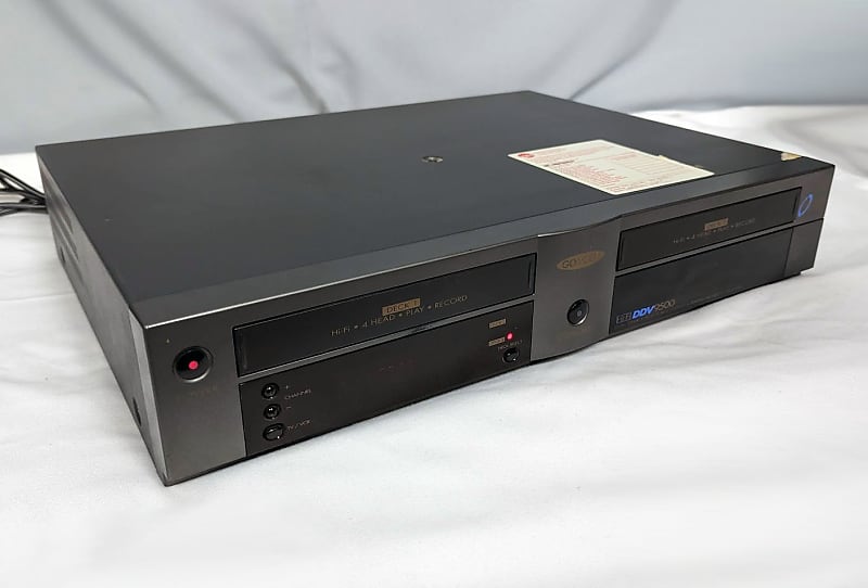GoVideo DDV9500 Dual Deck Video Cassette Recorder Hi-Fi VCR | Reverb