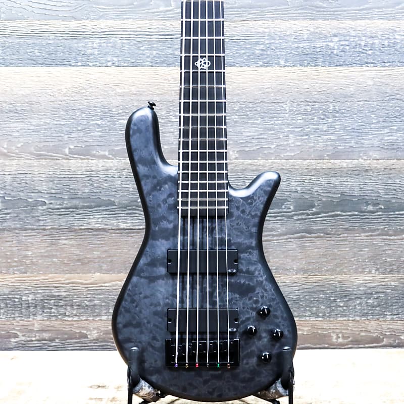 Spector NS Pulse II 6 Quilted Maple Top Black Stain | Reverb Canada