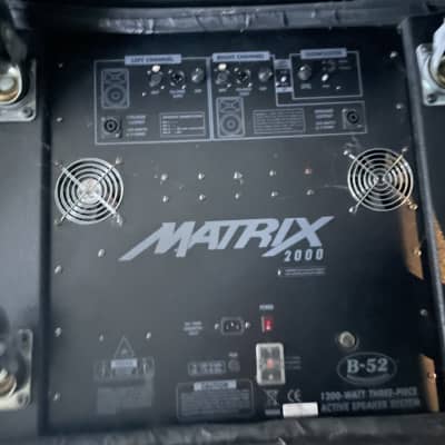 B52 MATRIX-2000 3-Piece Powered Speaker System | Reverb