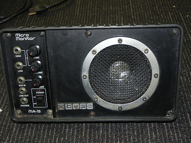 Boss MA-15 Personal 15 Watt Micro Monitor Black | Reverb