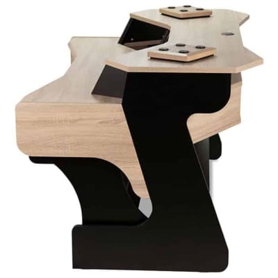 Zaor Miza X2 Flex | Workstation Desk (Black Oak) | Reverb