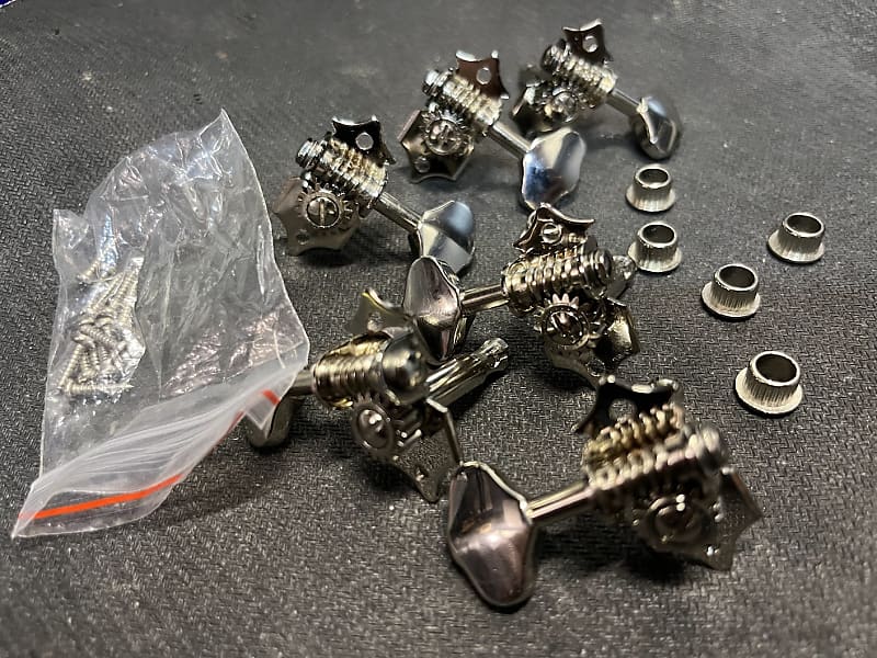 Ping-Well Open Back Tuning Machines 19:1 3x3 - Chrome | Reverb