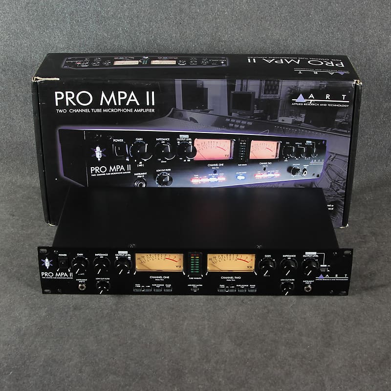 Art Pro MPA-II Two Channel Tube Mic Amp - Boxed - 2nd Hand | Reverb