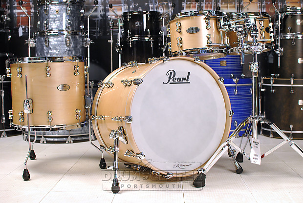 Pearl Reference Pure 4pc Drum Set Platinum Mist | Reverb