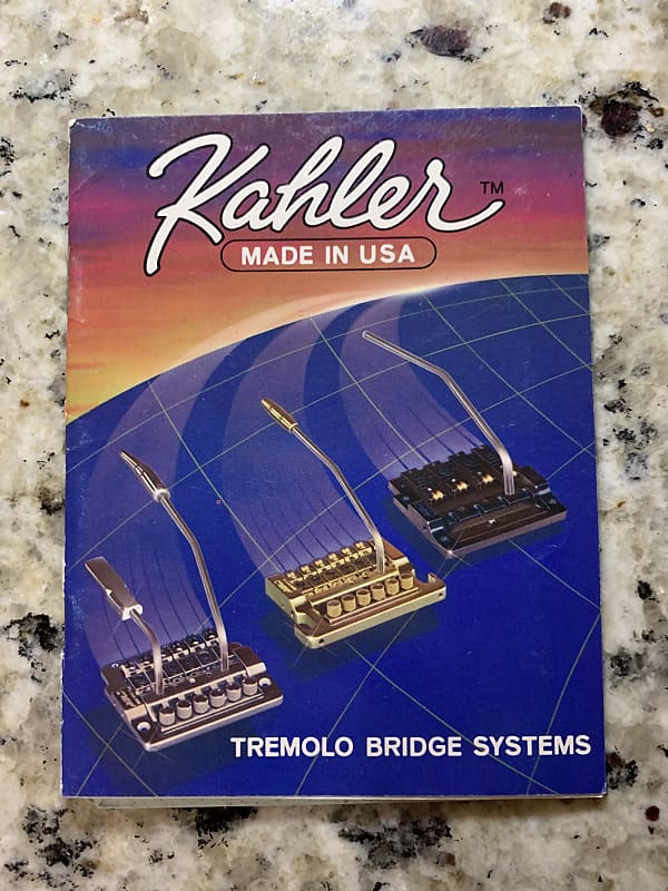 Kahler Manual Catalog 1984 | Reverb