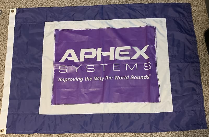 Aphex Banner - Purple Satin | Reverb