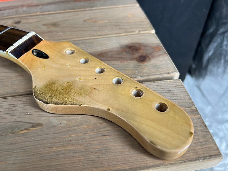 Real Life Relics Tele® Style Neck Aged Bound Maple/Rosewood | Reverb