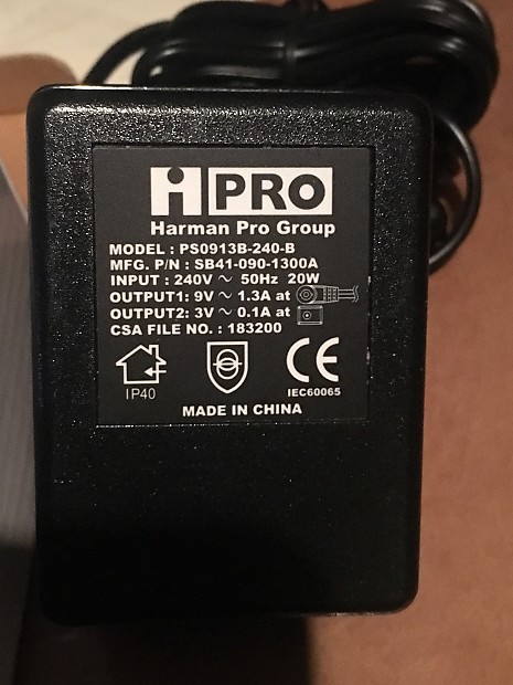 DigiTech PS0913B-240 9V AC Power Supply with UK Plug (for | Reverb UK