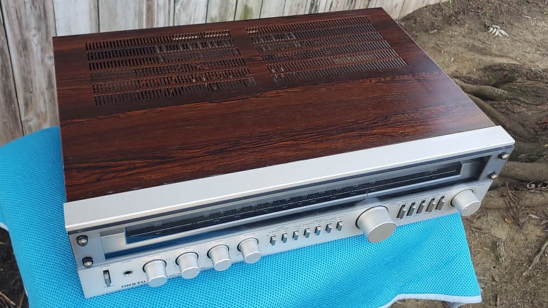 Onkyo TX-5000 1980 Rosewood Vinyl over Metal / Brushed | Reverb