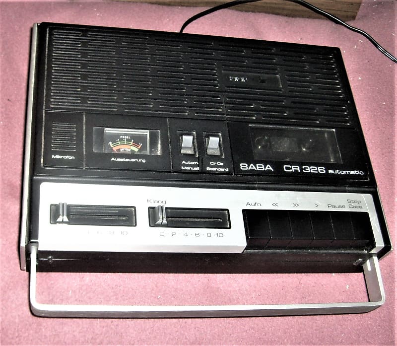 SABA CR 326 tragbarer KASSETTEN-REKORDER Automatik K ~ | Reverb