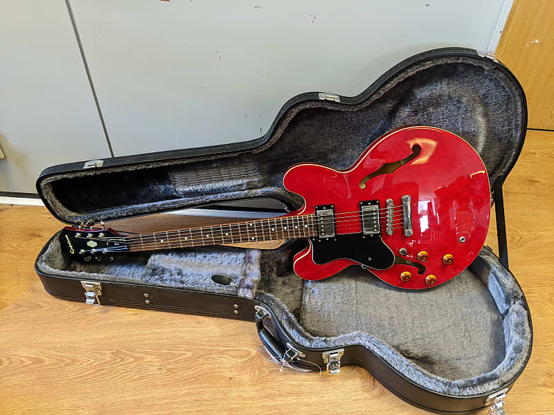 Epiphone Dot Left Handed 2011 Cherry Red | Reverb