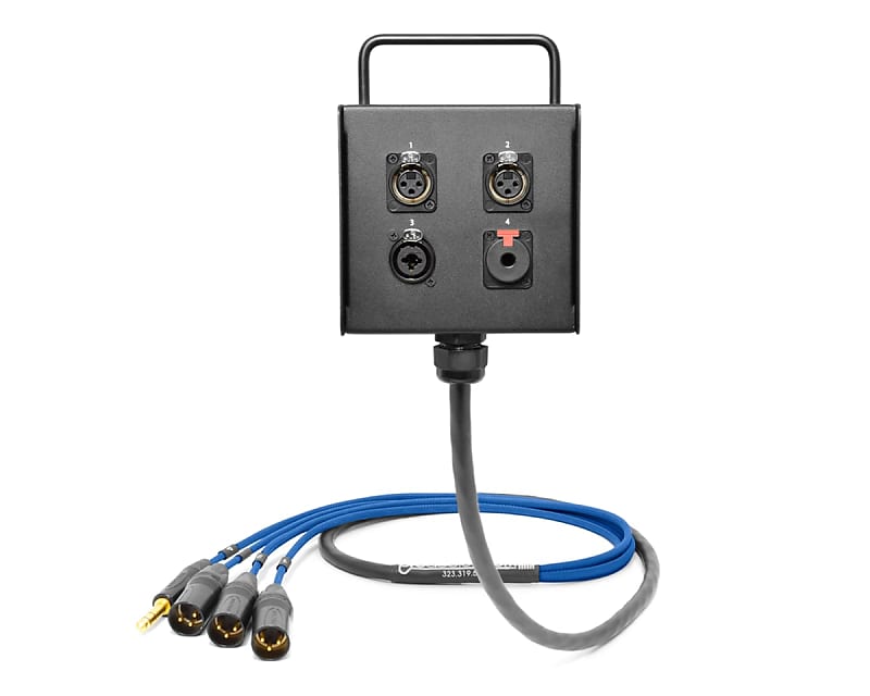 4-Channel Studio Wall Box / Stage Box | Mogami 2931 & Neutrik | Reverb