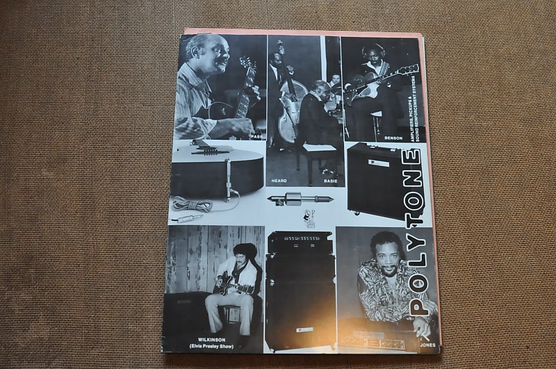 Polytone 1977 price list, single sheets folder catalog | Reverb