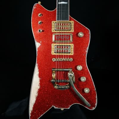 Gretsch Billy Bo Falcon Custom Shop Super Heavy Relic Red | Reverb