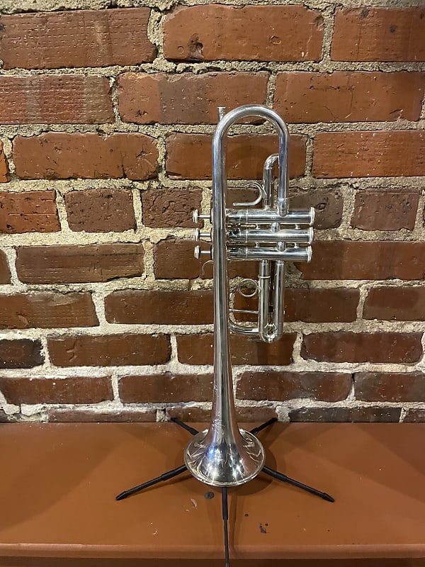 Used Eastman ETR834S Silver Trumpet with case | Reverb