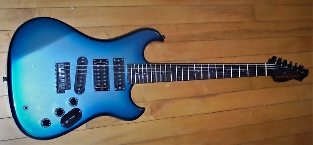 Vintage 1983 Electra Westone X195 Model SHS Blueburst Strat | Reverb