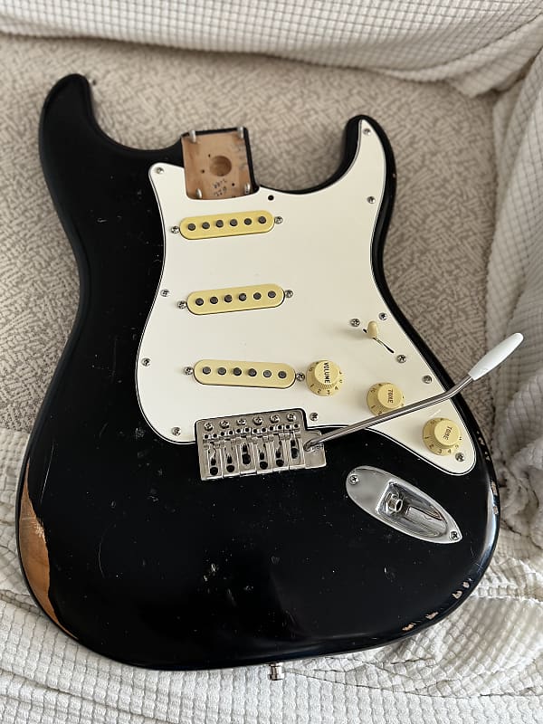Fender Roadworn body with Eric Johnson loaded pickguard 2020s | Reverb