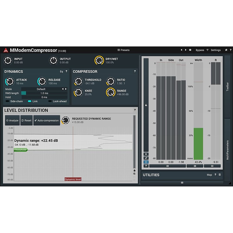 MeldaProduction MModernCompressor | Reverb