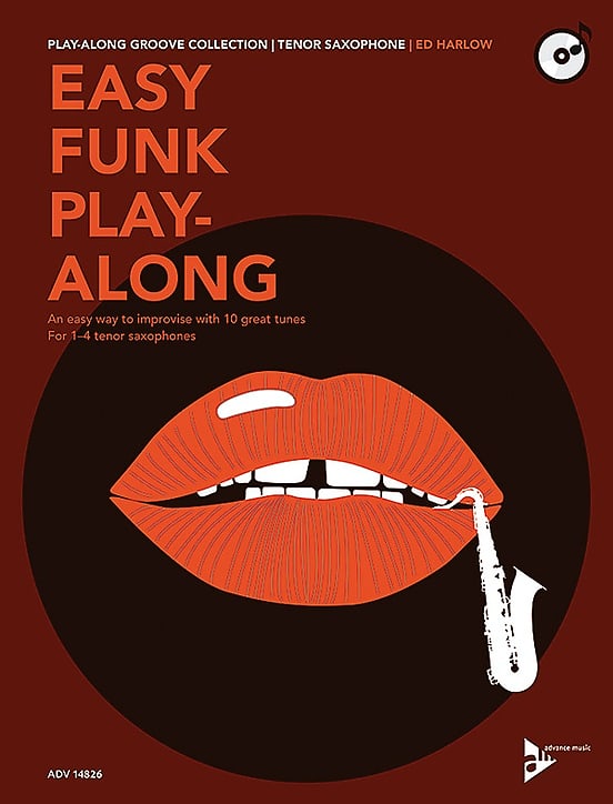 Ed Harlow - Easy Funk Play-Along Book w/CD - Tenor Saxophone | Reverb