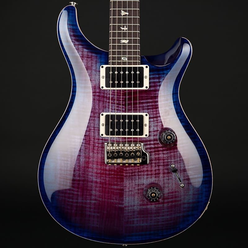 PRS Custom 24 in Violet Purple Burst with Pattern Regular | Reverb