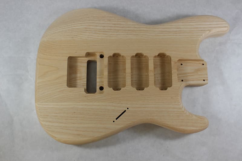 Unfinished Ash HHH guitar body - fits Fender Strat | Reverb Australia
