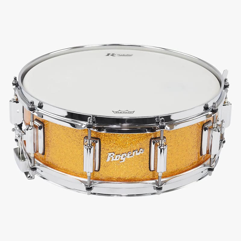 Rogers Dyna-Sonic Snare Drum 14x5 Gold Sparkle | Reverb