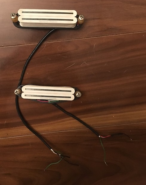 Seymour Duncan Hot Rails for Strat Stratocaster White | Reverb