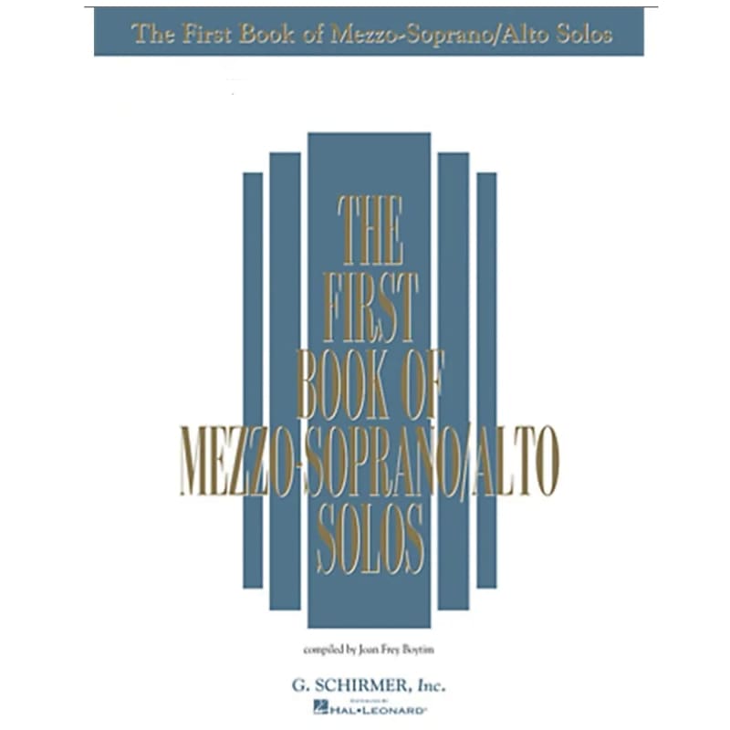 The First Book Of Mezzo-Soprano/Alto Solos, Book | Reverb