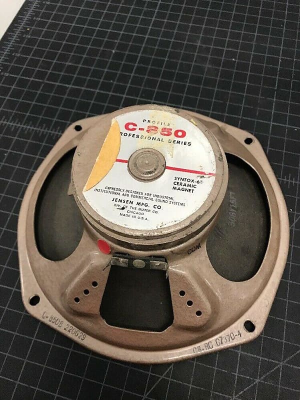 Vintage Jensen Model C-850 Speaker 8" C850 Professional | Reverb
