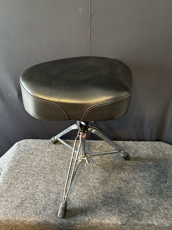 Gibraltar Oversized Drum Throne Large Drum Seat Moto Style | Reverb