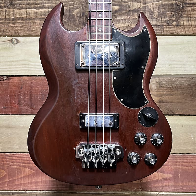 Gibson EB-3 with Slotted Headstock Cherry 1971/1972 | Reverb