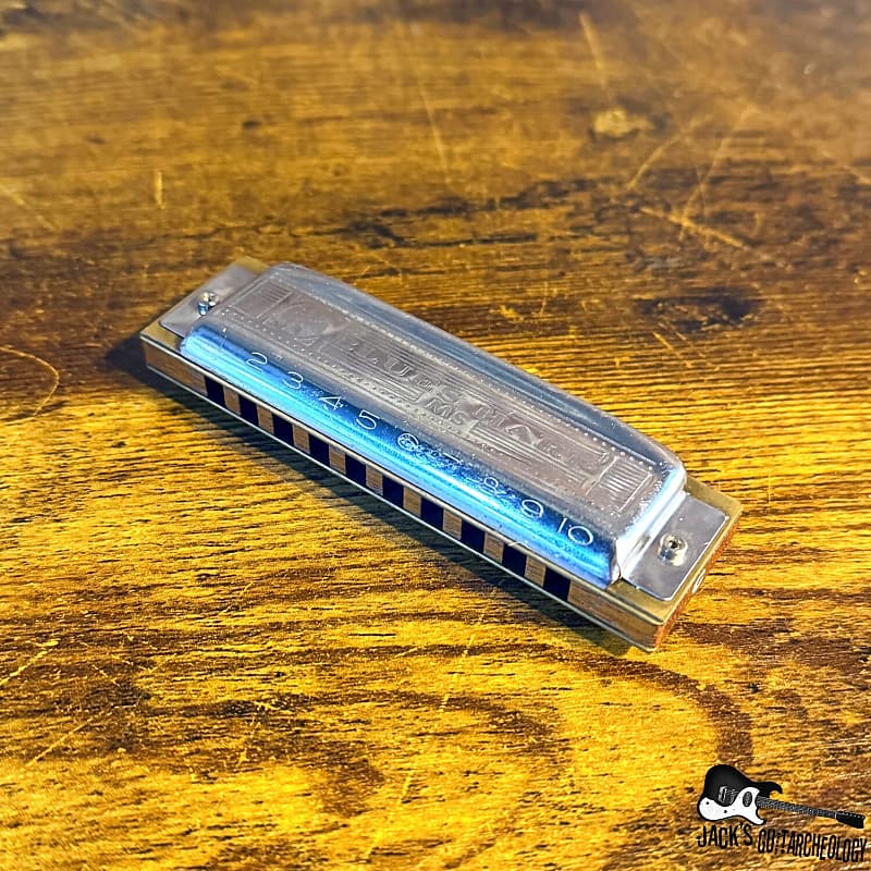 Hohner Blues Harp MS Harmonica (2000s - Chrome) | Reverb