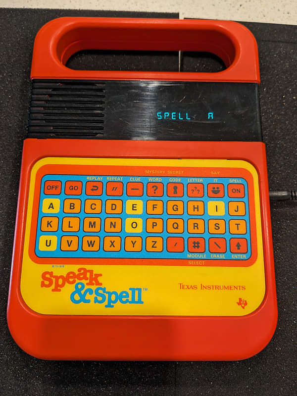 Texas Instruments Speak & Spell 1980 (unmodified) | Reverb