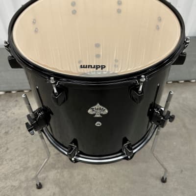 ddrum 5Pc Drum Set Shell Pack Kit Diablo Black / Black | Reverb