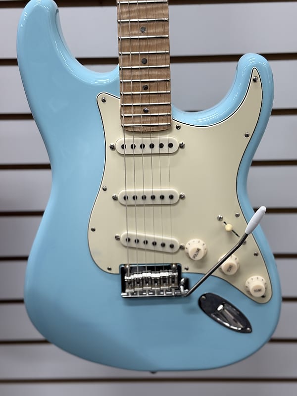 Custom Fender Partscaster Strat Style 2024 - Sonic Blue | Reverb