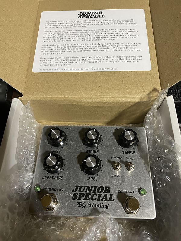 BG Harding Junior Special Dumble preamp | Reverb