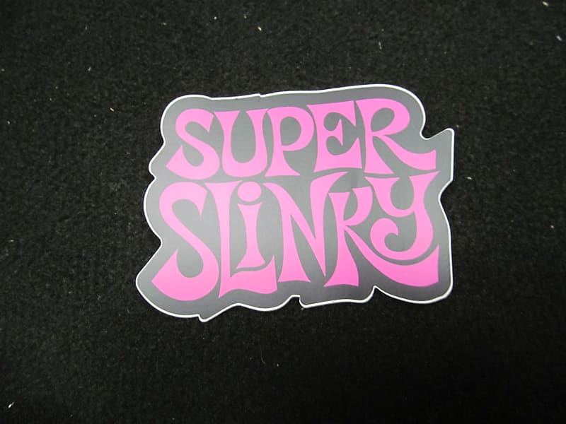 Ernie Ball Guitar Company 5" X 3.5" Super Slinky Sticker | Reverb