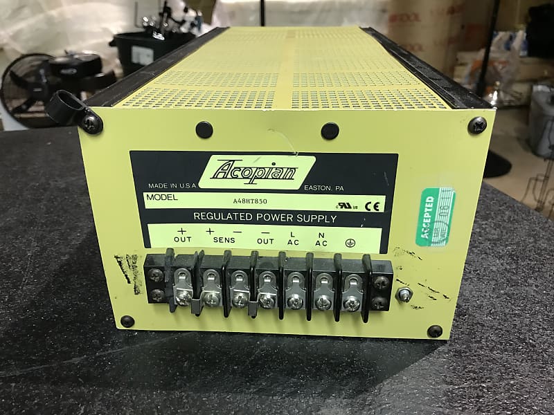 Acopian A48HT850 12 Amp 48 Volt Regulated Phantom Power | Reverb