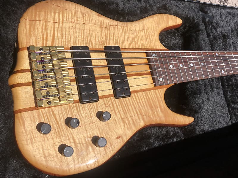 Ken Smith BT6 FM Flame Maple - 6 string bass guitar w New | Reverb