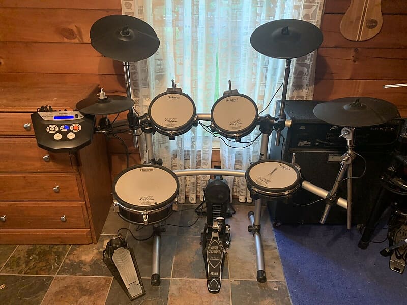 Roland TD-6SX V-Drums Mesh Heads Electric Drum Set With | Reverb