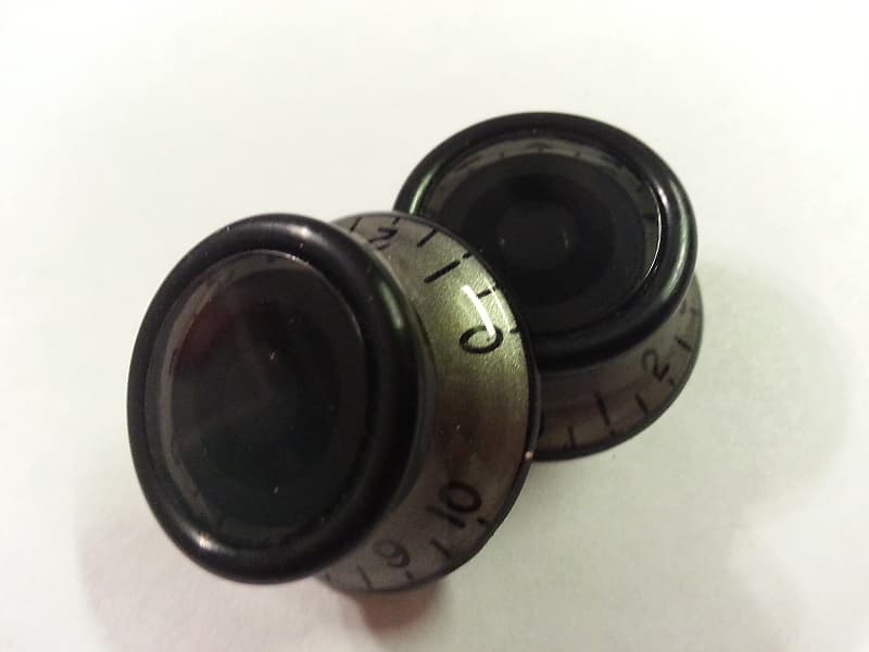 JAT CUSTOM GUITAR PARTS TOP HAT KNOBS with JAT-SPEED GRIPS | Reverb