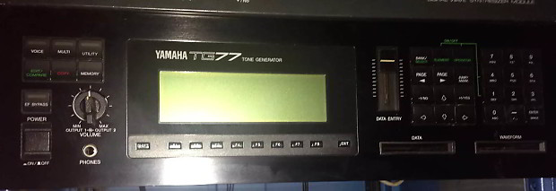 Yamaha TG77 Tone Generator *NEW Backlight* rack | Reverb Australia