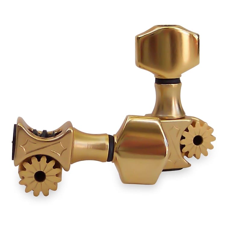 Sperzel Sound Lock Tuners, 6 in Line Gold Plated | Reverb Australia